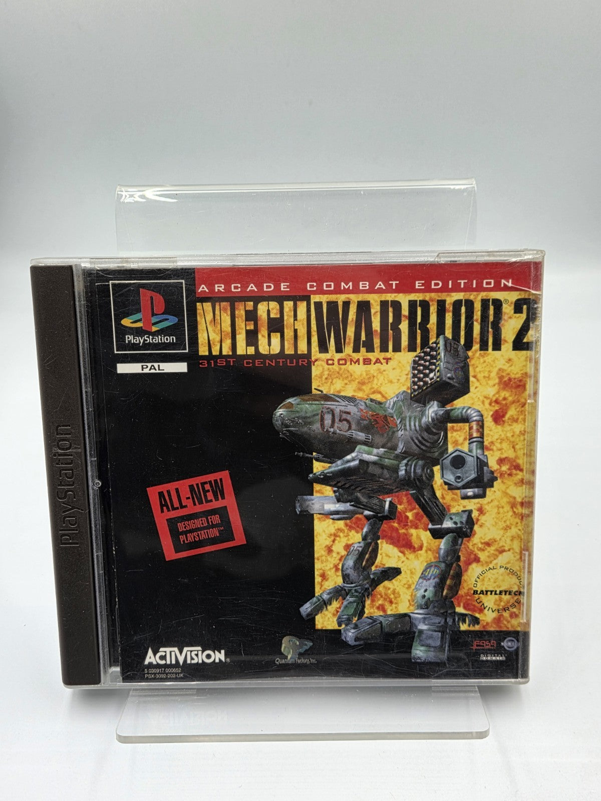 PS1 Playstation 1 Mechwarrior 2 mit OVP und Anleitung Englisch – T ...